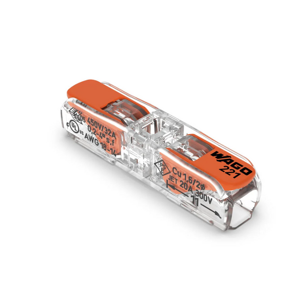 Buy WAGO 221 Series Classic Splicing Connector Terminal Block with ...