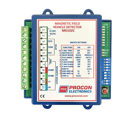 Buy PROCON ELECTRONICS MD102 Magnetic Field Vehicle Detector Loop - 12 ...